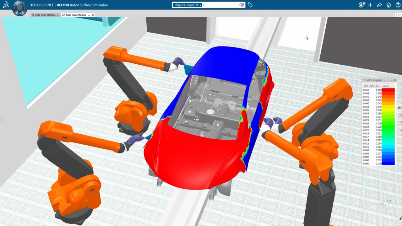 Delmia programiranje robota | Solfins 3D kompanija